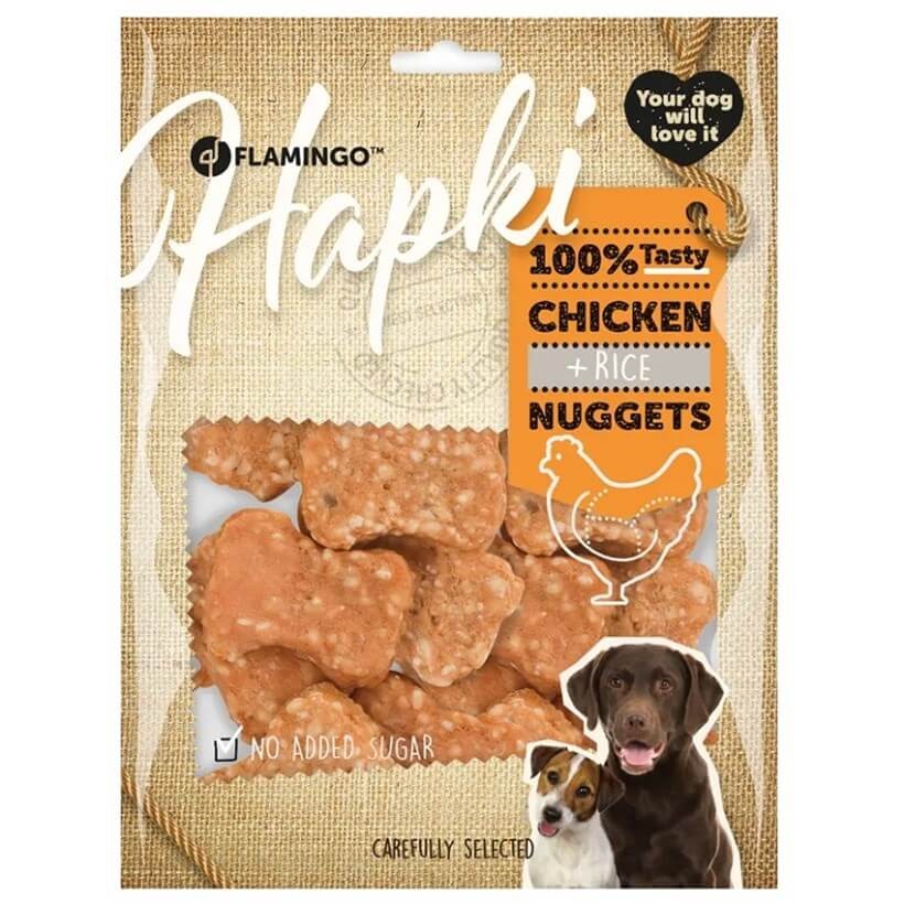 FLAMINGO NUGGETS TAVUKLU VE PİRİNÇLİ KÖPEK ÖDÜL MAMASI 85 GR ...