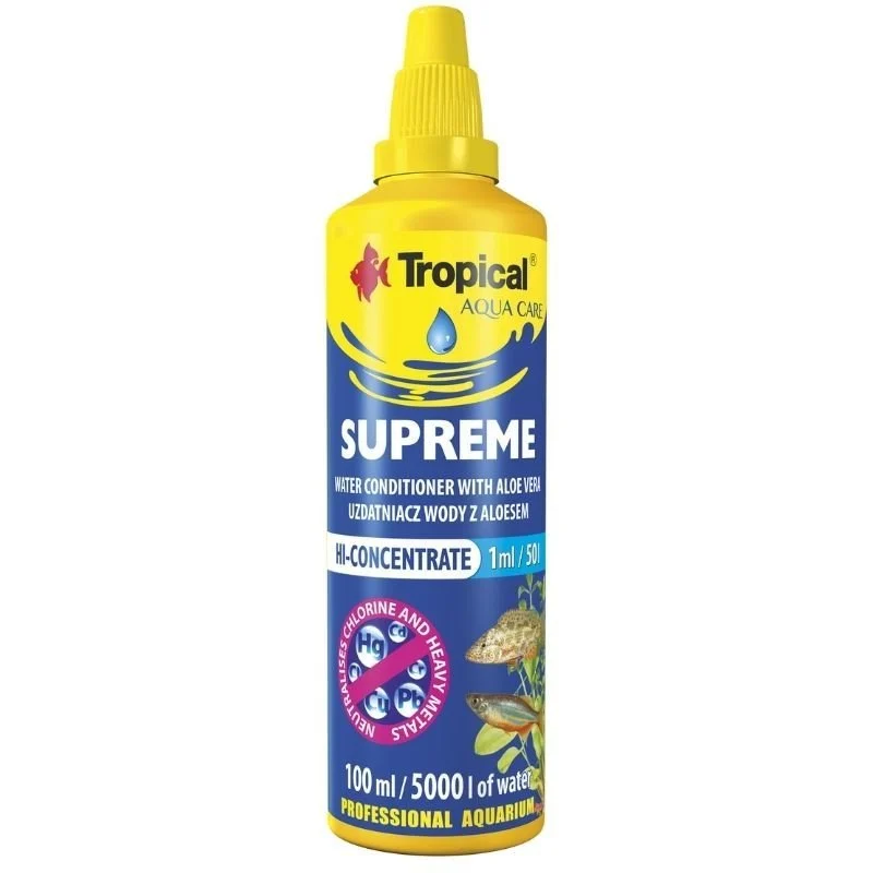 TROPICAL SUPREME AKVARYUM SU DÜZENLEYİCİ 100 ML 5900469343340 ...